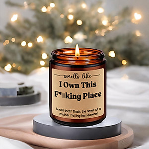 GSPY Candles, New Homeowner Gifts, Housewarming Gifts, New Home Gift, Closing Gifts for Home Buyers - Funny New House, New Apartment, House Warming Gifts for First Time Home Buyers, Women, Men