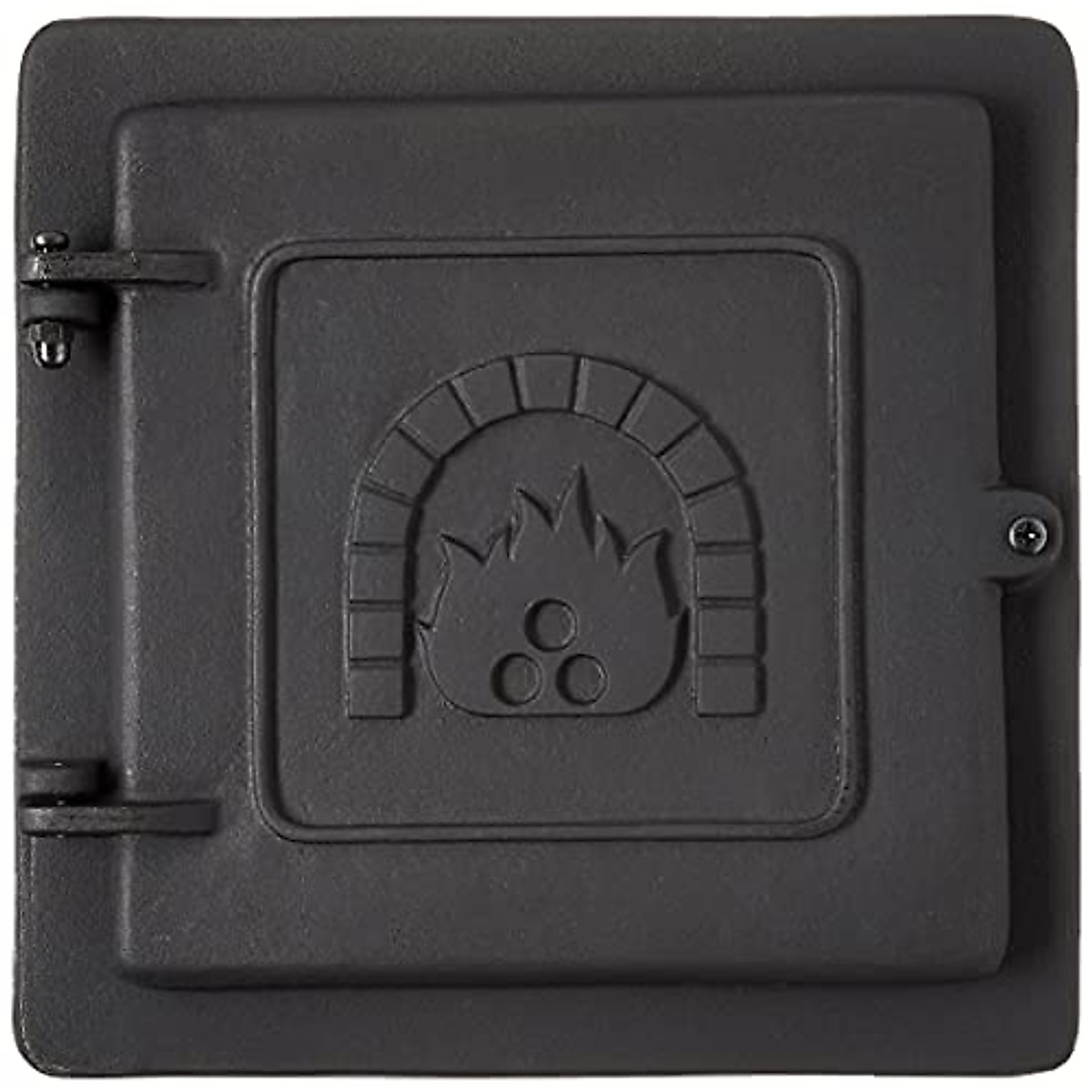 Minuteman International Cast Iron Clean-Out Door, 8 by 8-Inch,Black