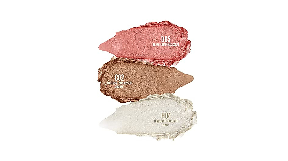 KIMUSE Multi Stick Trio Face Makeup - All-in-One Cream Blush & Highlighter