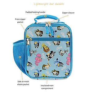 Bluey Kids Soft Insulated School Lunch Box (One Size, Blue)