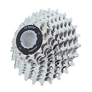 VG SPORTS 9/10/11 Speed Cassette 11-25T/11-32T/11-36T/11-40T/11-42T/11-46T/11-50T Bicycle Cassette Fit for Mountain Bike/Road Bike Cassette Compatible with Shimano Sram