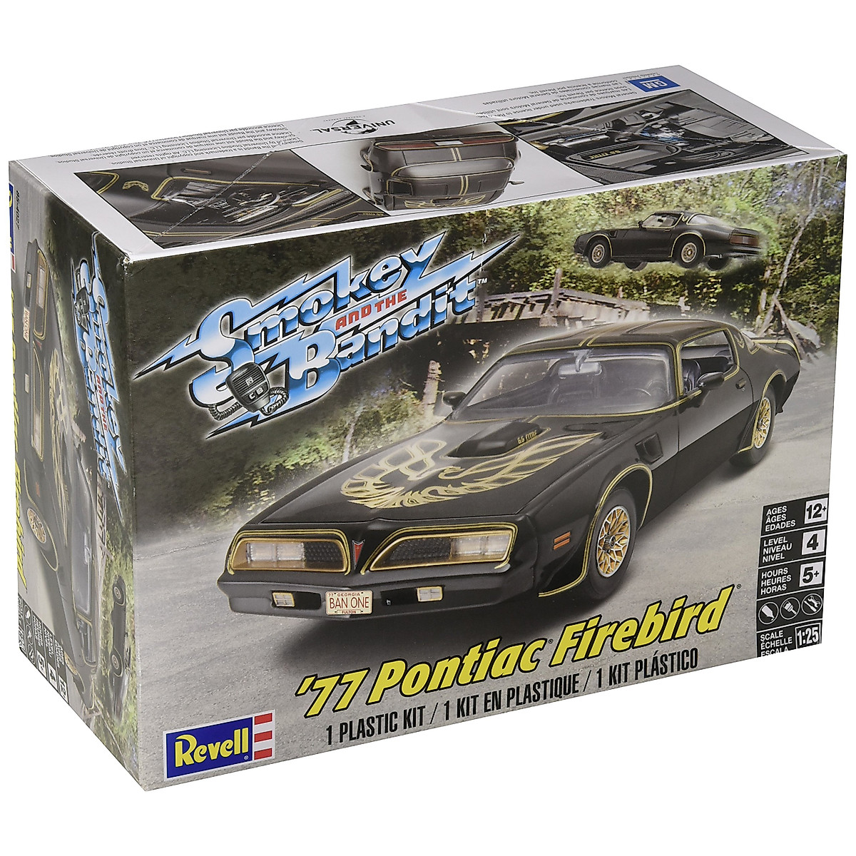 Plastic Model Kit-'77 Smokey And The Bandit Firebird 1:25