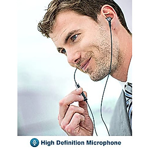 USB C Headphone for Samsung S23 Ultra 5G Z Flip 5 Fold 4,Type C Earphone Magnetic Earbuds Digital DAC Wired Earphone Microphone for Android Galaxy S22 S21 FE A54 A53 Google Pixel 7 Pro 7A 6A Lake Blue