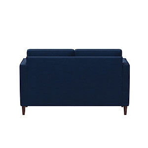 Lifestyle Solutions Lexington Loveseat, 52.4" W x 31.1" D x 33.5" H, Navy Blue