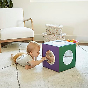 ECR4Kids SoftZone Mirror Cube, Sensory Toy, Assorted