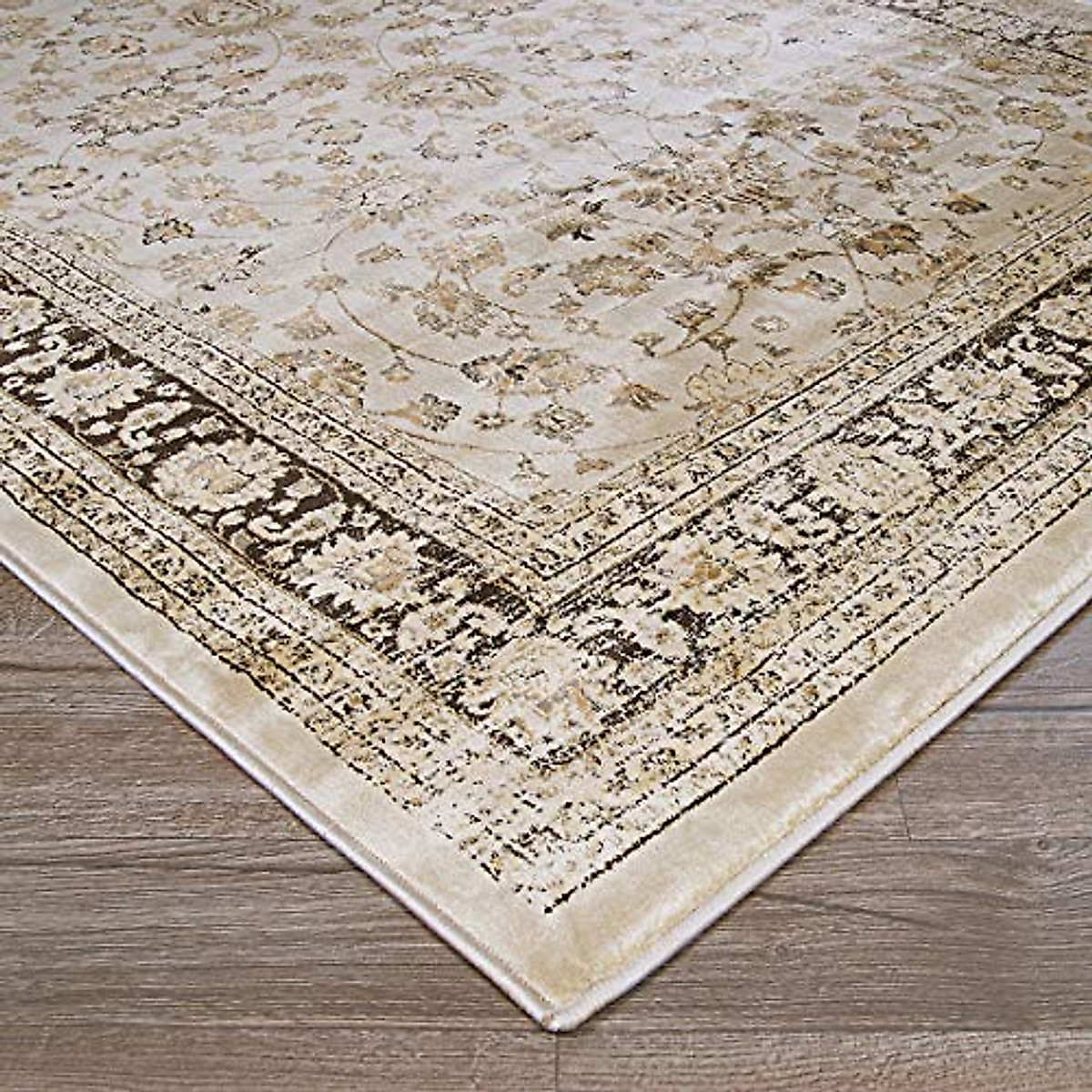 Couristan Zahara Farahan Amulet Area Rug, 2' x 3'7", Oatmeal-Black