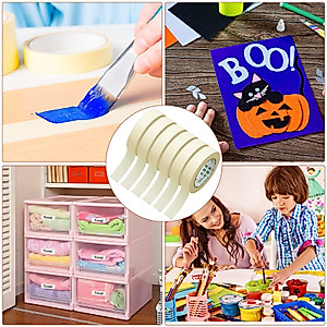 Masking Tape Bulk General Purpose Masking Tape 55 Yards Painting Tape for Painting Home Office School Stationery Arts Crafts Basic Use(30 Rolls,0.8 Inch)