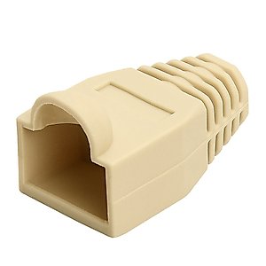 Cmple 50-Pack RJ45 Strain Relief Boots, RJ45 Boots for Cat6, Cat5e Ethernet RJ45 LAN Cable Connector Boots Cover - 50 PCS, Blue