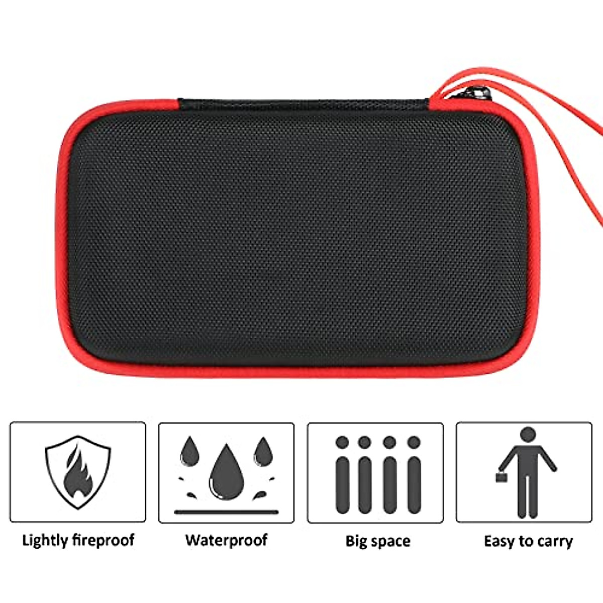 khanka Hard Travel Case Replacement for Polaroid Go Instant Mini Camera (9070) Black, Case Only