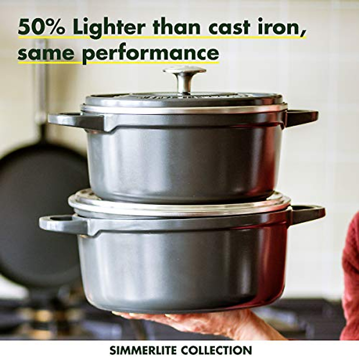 GreenPan SimmerLite 10'' Grill Pan, 11', Slate