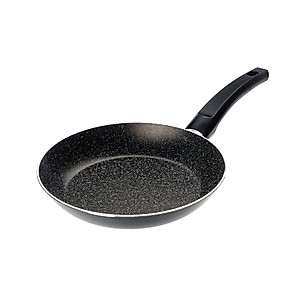 ALLUFLON Tradition Italy Frying Pan, Aluminium, Black, 20 cm