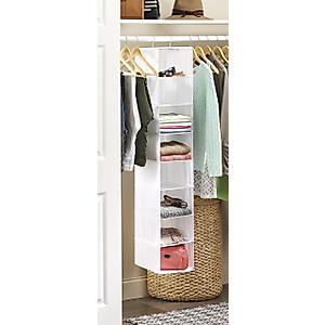 Whitmor 8 Section Accessory Shelves White