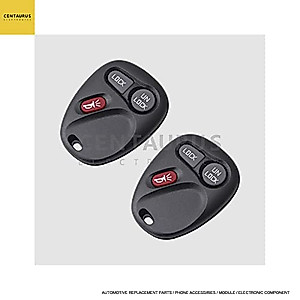 EXAUTOPONE 2Pcs KOBLEAR1XT Car Key Fob Keyless Entry Remote 3-btn Compatible with Escalade Yukon Sonoma S10 15042968