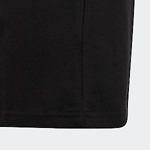 adidas Boys' Soccer Logo Tee, Black, X-Large