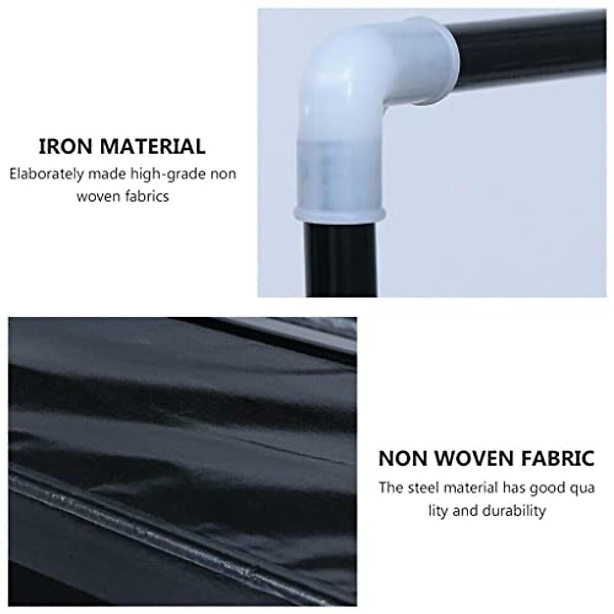 Shoe Rack Organizer Storage Shoes Shelves Black 10 Tier 50 Pairs Standing