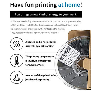 SpiderMaker 3D Matte PLA Filament - Matte Finish with Incredible Vibrant Colors - 1.75 mm PLA, 700g, Dimensional Accuracy +/- 0.03mm (Kraft Brown)