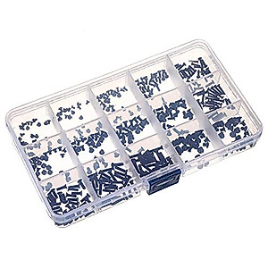 NLXTXQC 450Pcs M2/M2.5/M3 Cross Screws Laptop Screws Box Set Compatible with HP Compatible with Lenovo Compatible with Samsung Compatible with IBM