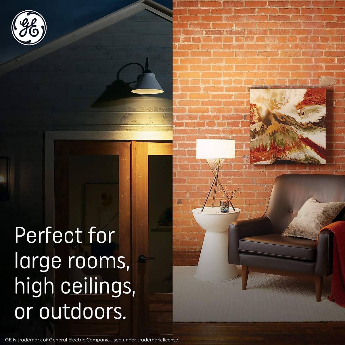 GE Ultra Bright LED Light Bulb, 150 Watt, Daylight, PAR38 Outdoor Floodlight