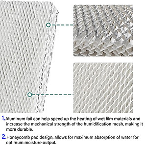 Replacement HC26P Humidifier Wick Filters Compatible with Honeywell HE260 HE265 HE360 HE365 HC26E1004 HC26E1002-U HC26A1008 Humidifiers 350 360 560 568 600 700 760 769, 2 Pack