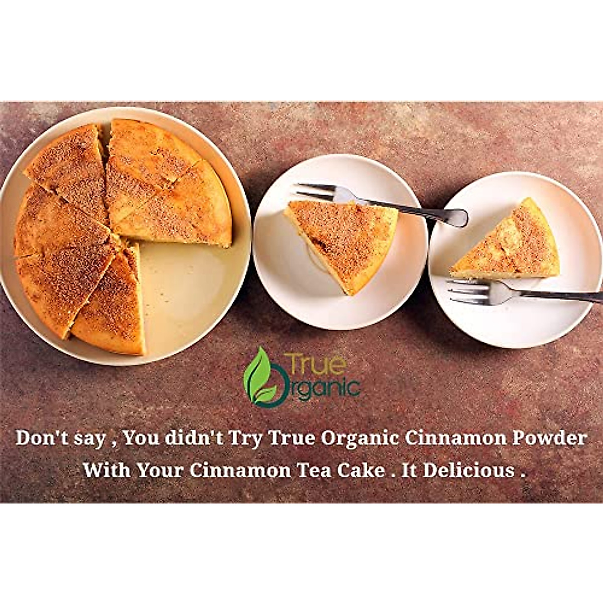 True Organic Ceylon Cinnamon Powder, 1 lb, Premium Grade Ceylon Cinnamon, Gluten Free Cinnamon Powder, Organic Cinnamon powder USDA & Kosher Certified, Non-GMO.