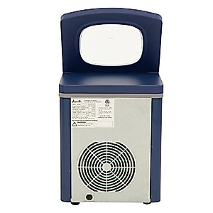 Avanti Ice Maker Portable Countertop Design Makes 33 Pounds of Ice Cubes in 24 Hours, Self Cleaning, Includes Scoop, Blue