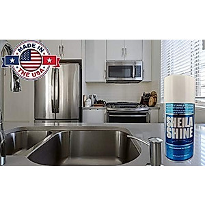 Sheila Shine 10 oz Aerosol, Stainless Steel Cleaner and Polish, 10 oz.