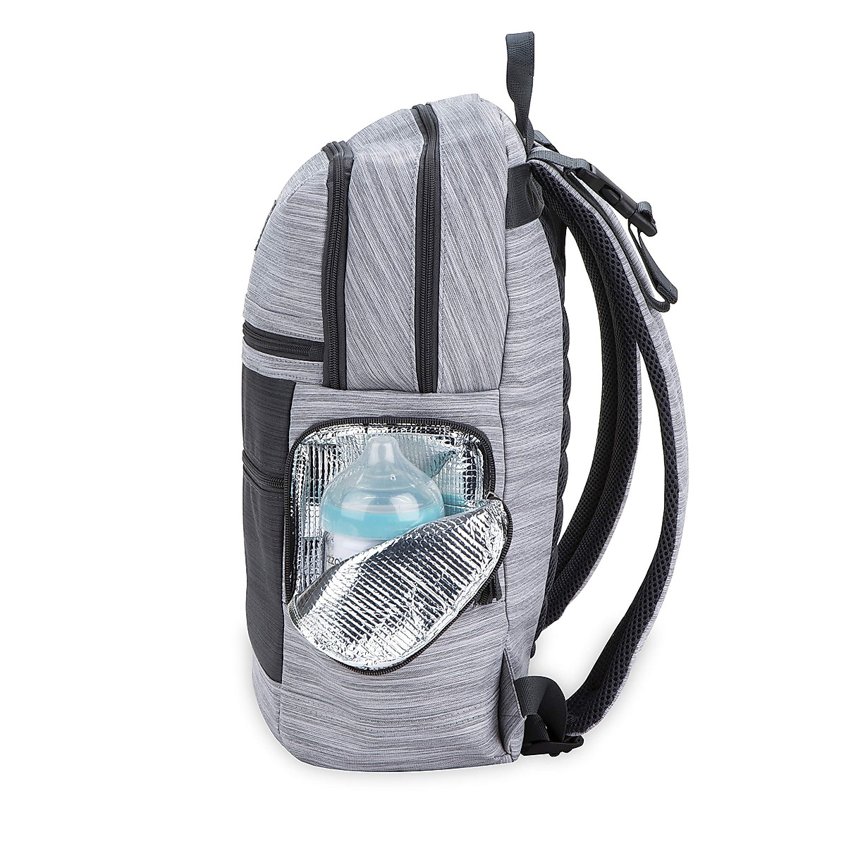 Eddie Bauer East Sound Diaper Backpack, Grey