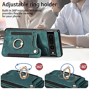 for Samsung A04 Phone case, Leather case flip Card Protection case Black