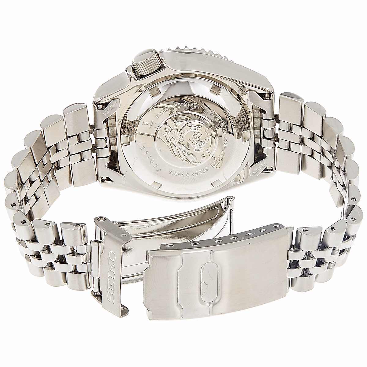 SEIKO Men's SKX009K2 Diver's Analog Automatic Stainless Steel Watch