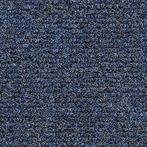 House, Home and More Indoor Outdoor Carpet with Rubber Marine Backing - Blue - 6 Feet x 10 Feet