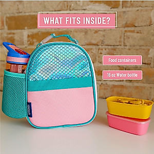 Wildkin Pack-it-All Backpack Bundle with Clip-in Lunch Box (Mermaid Undercover)