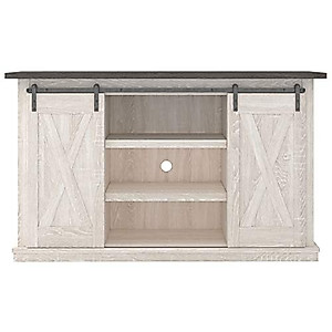 Signature Design by Ashley Dorrinson TV Stand, Whitewash