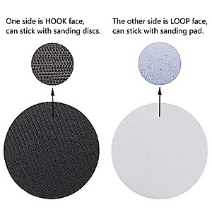 5 Pack 5 Inch Soft Density Interface Pads Hook and Loop 5" Sponge Cushion Buffer Backing Pad (Set of 5)