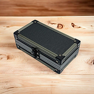 Prolinemax 9 Pieces HSS Keyway Broach Set Standard Cutting Bushings Shim Harden with Case