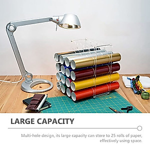 EXCEART Roll Acrylic Display Shelves Acrylic Trays for Display Acrylic Vinyl Storage high-Grade Acrylic Clothes Hanging Rack Stand Food Display Stands Vinyl Organizer for Albums Audio Bulk