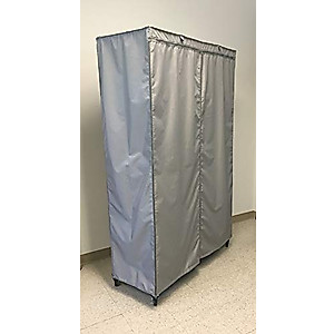 Formosa Covers Storage Shelving Unit Cover, fits Racks 60" Wx18 Dx72 H (Cover only Grey Color)