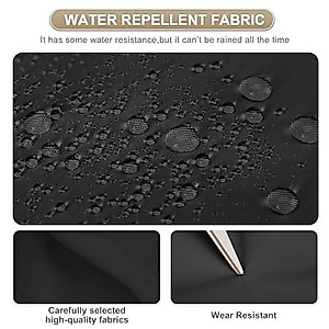 WEPOET Black School Backpack For Teens Boys Girls Cute Bookbag High School Bag Waterproof Casual Daypack College Backpack For Women Men Student Travel Backpack