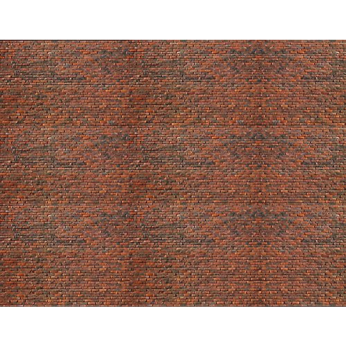 Model Train Scenery Paper -5 Sheets 8.5"x11" (Dark Calico Brick, N Scale)