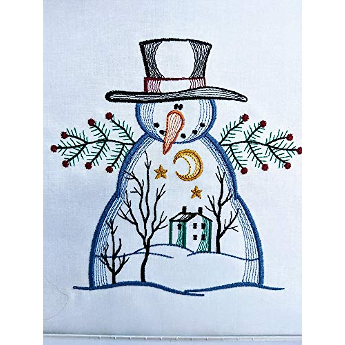 Quilt Kit Country Christmas/Pre Cut Ready to Sew/Finished Embroidery