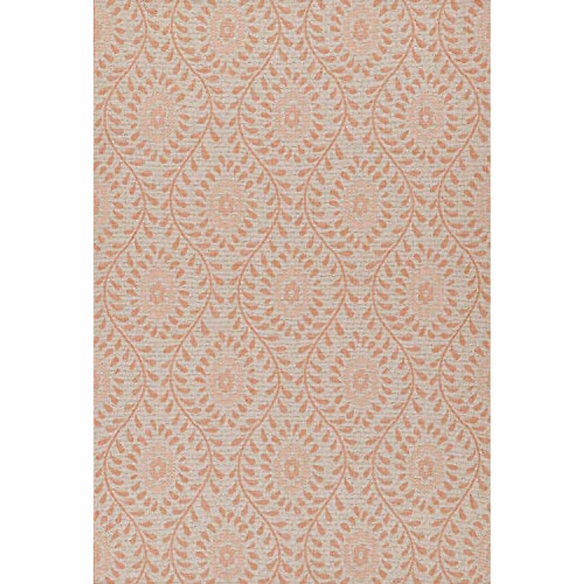 Momeni Riviera Transitional Indoor/Outdoor Area Rug, Coral, 5'3" X 7'