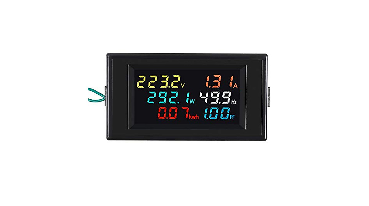 AC Display Meter 80-300V: Monitor Voltage & Current
