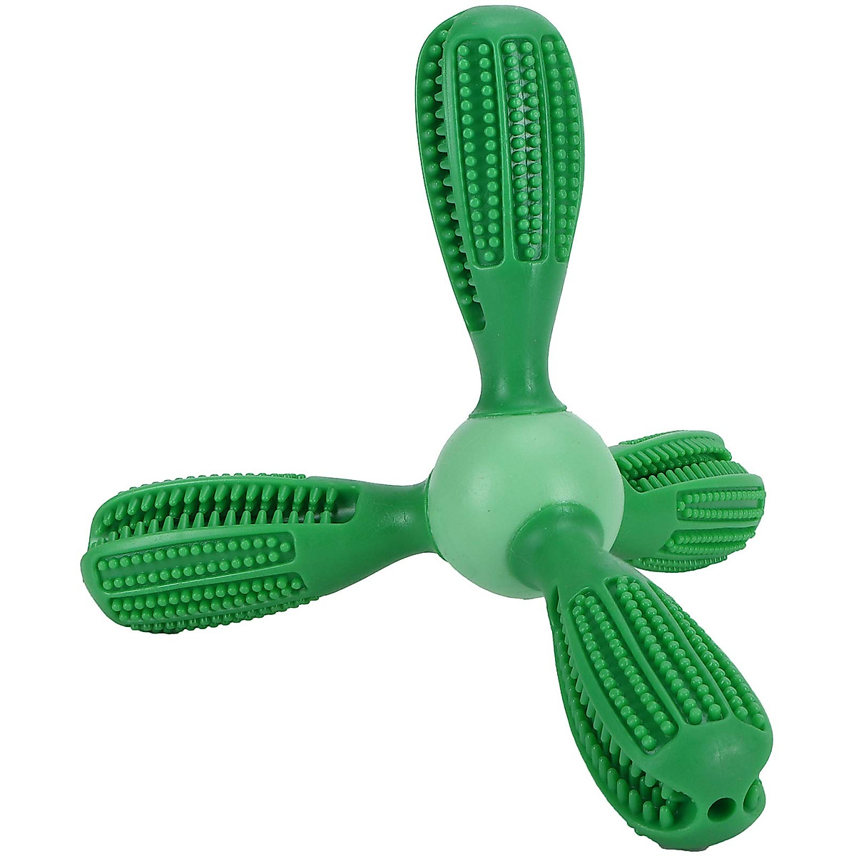 Dog Teether Dog Toothbrush Stick Teeth Cleaning Dental Educational Chew Toy TPR Pet Molar Rod Suitable for Dogs Dog Teeth Cleaning Stick(Green)