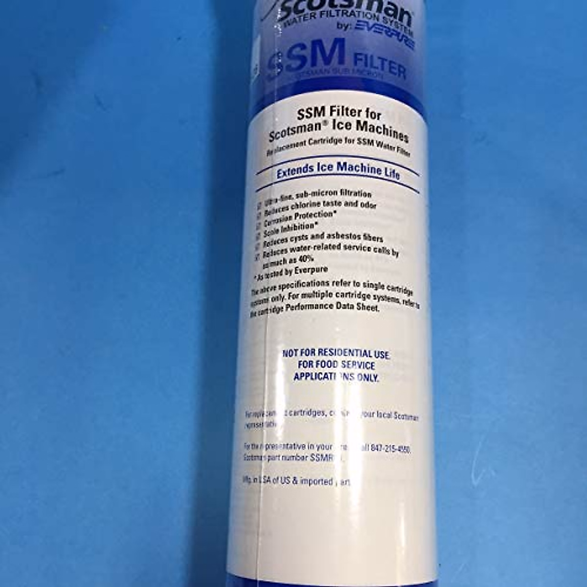 Scotsman SSMRC1 CARTRIDGE, WATER FILTER- 2000 for Scotsman - Part# SSMRC1 (SSMRC1)