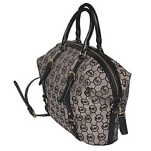 Michael Kors Monogram Bedford MD Satchel Handbag