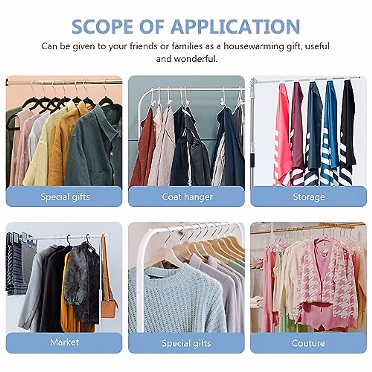 Zerodeko Clothes Hanger with 10 Clips Clothes Drying Rack Stainless Steel Laundry Drying Rack Sock Hanger Underwear Hanger for Drying Towels Diapers Bras Lingerie Baby Clothes Grey