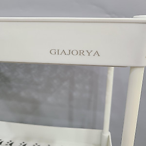 GIAJORYA Shelves for Storage Durable 3-Tier Plastic Storage Rack - Organize in Style