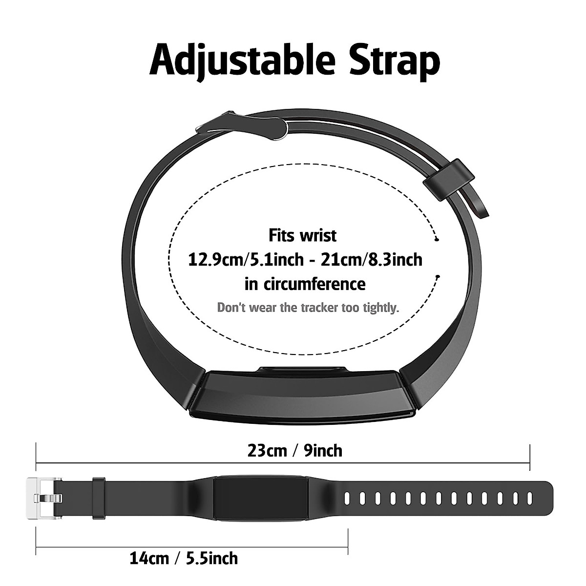 ZURURU Y39 Replacement Band Y39 Fitness Tracker