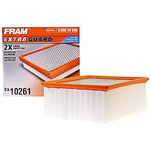 FRAM Extra Guard CA10261 Replacement Engine Air Filter for 2007-2022 Dodge Ram 2500-5500 (6.4L & 6.7L), Provides Up to 12 Months or 12,000 Miles Filter Protection