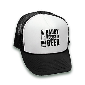 Awkward Styles Daddy Needs A Beer Hat Funny Dad Hats with Saying Gift for Him Black One Size
