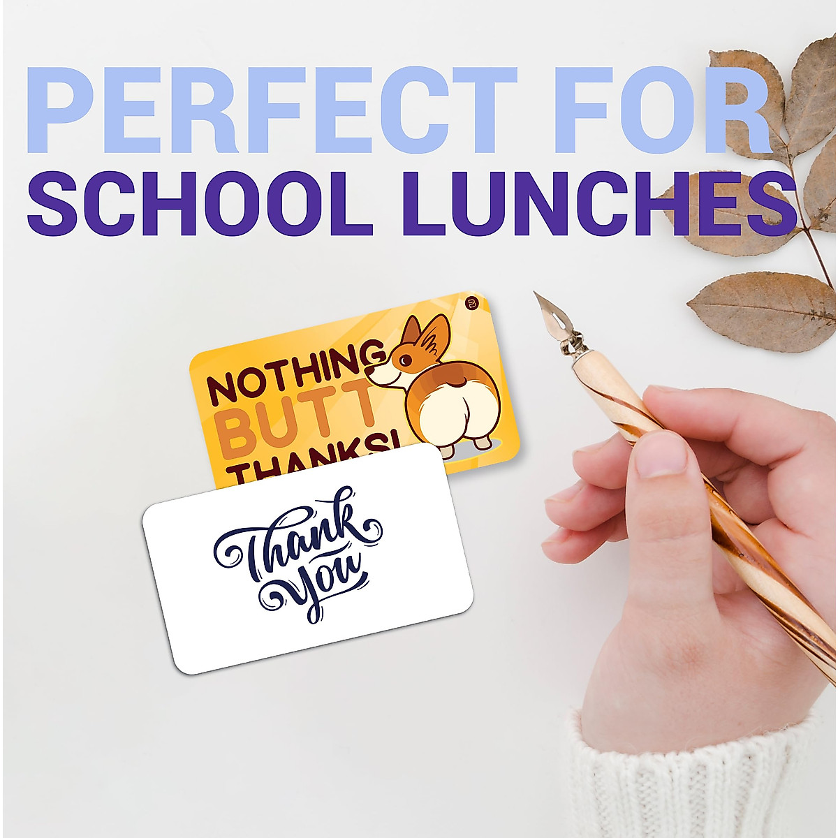 70 Punny Kudos Cards – Funny Pun Humor Blank Back Thank You Appreciation & Recognition Postcard – School Lunch Box Kids Notes – Business Employee Motivational Affirmation Bulk Gift – Teacher Reward